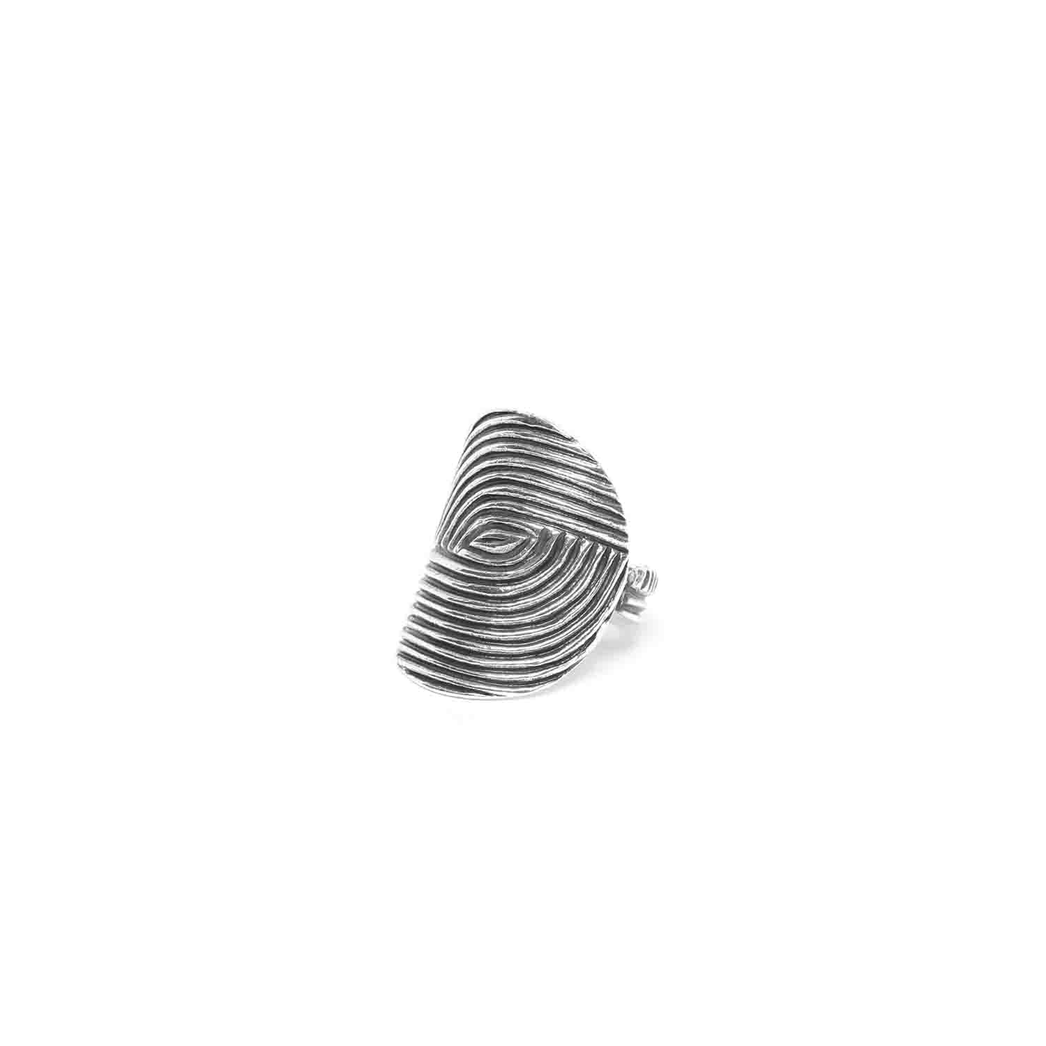 Ori Tao Infinity Flat Fashion Ring - Modern Silver Jewelry | JOYasForYou